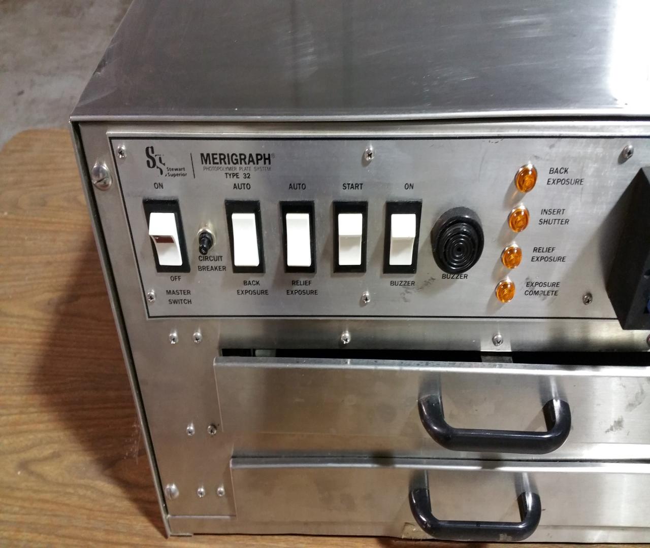 Lot #47: Merigraph Type 32 Photopolymer Platemaker - WireBids